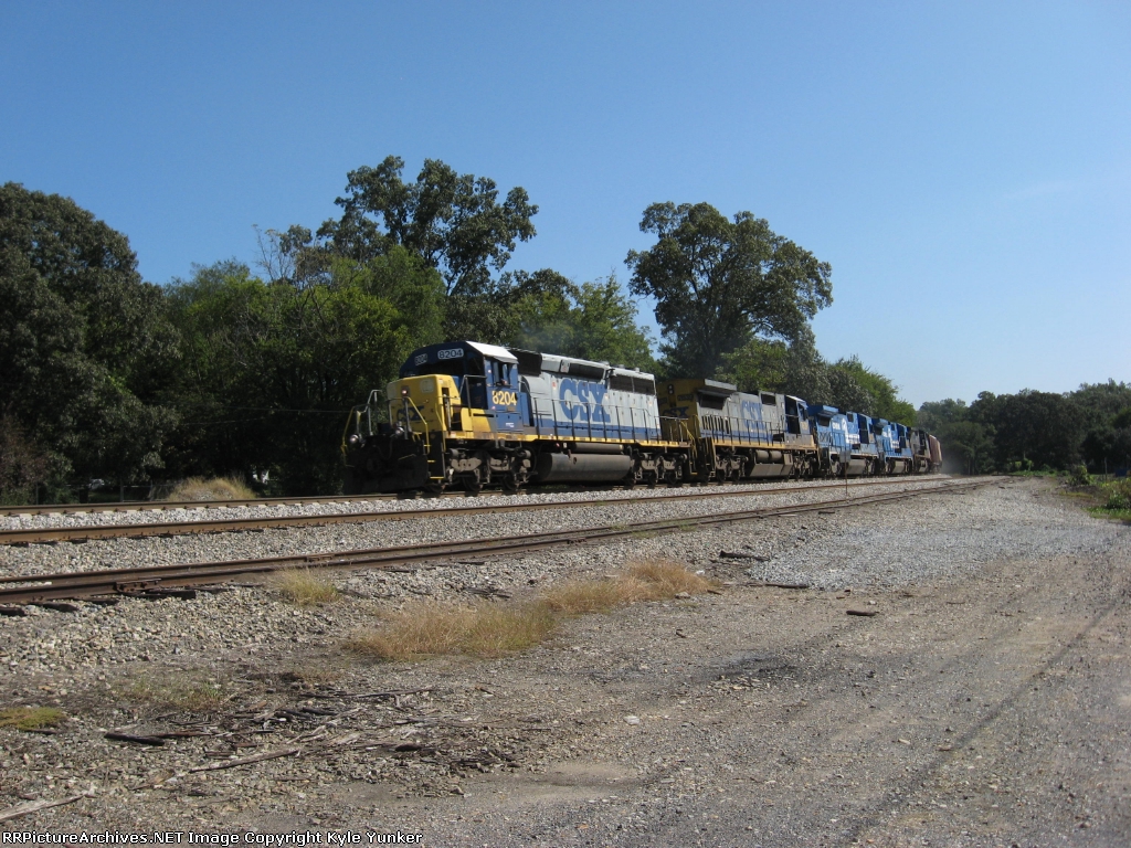 NB freight Q540 with a great consist